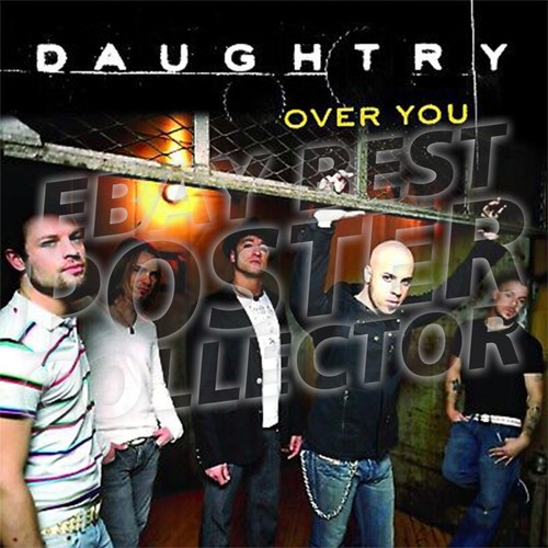Daughtry Over You Single Banner Album Cover Poster | eBay
