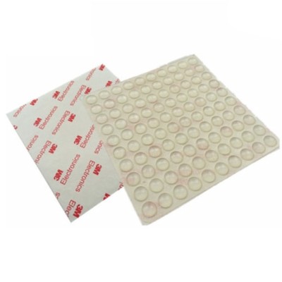 100Pcs Silicone Transparent Balls Feet Bumpons 8mm For Glass Furniture ...