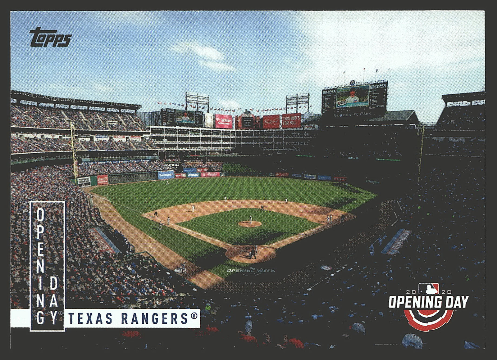 2020 Topps Opening Day #OD-13 Texas Rangers Opening Day | eBay