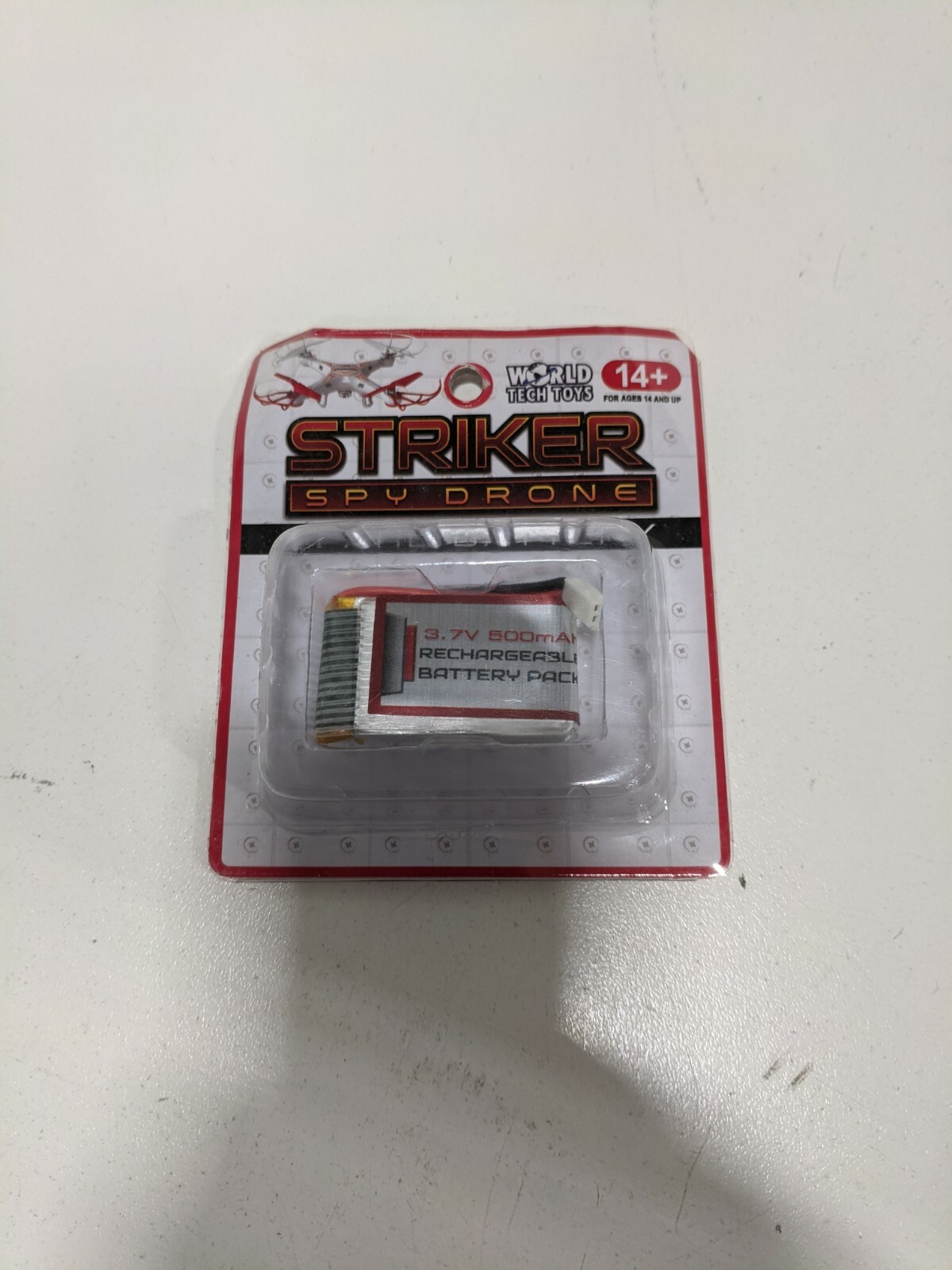 Striker spy drone battery World Tech Toys Rechargable 3.7v 500mAh Spare ...