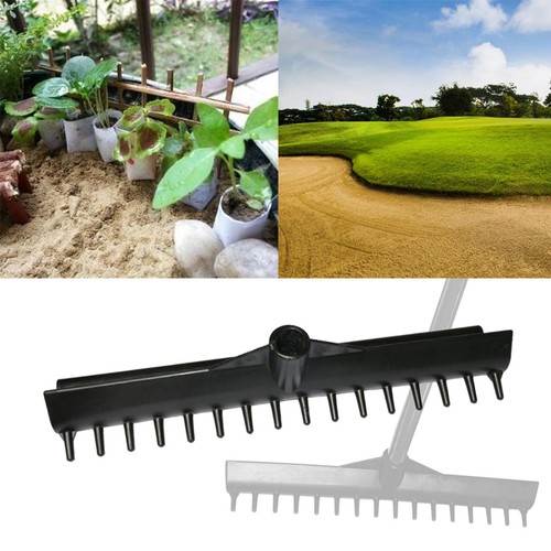 Solid Golf Grip Rake Head Golf Course Driving Range Sand Trap Bunker ...