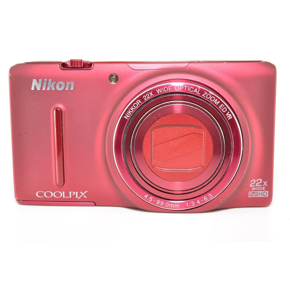 Nikon COOLPIX S9500 18.1MP Compact Digital Camera 22x Optical Zoom w ...
