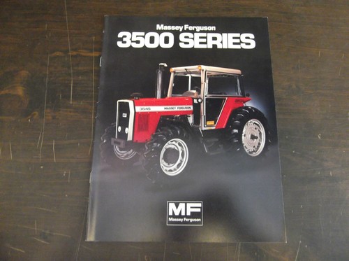 MASSEY-FERGUSON 3500 SERIES TRACTOR BROCHURE MF 3545 MF 3525 MF 3505 ...