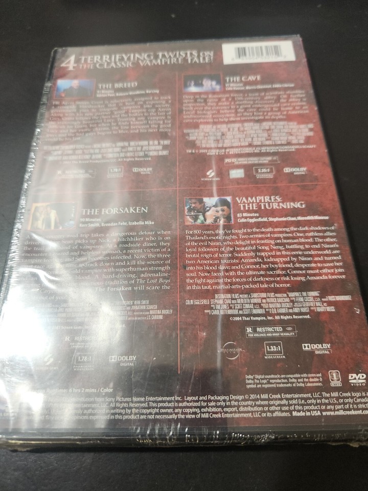 Bloodsuckers Collection: 4-Movie Set (DVD) Brand New Sealed ...