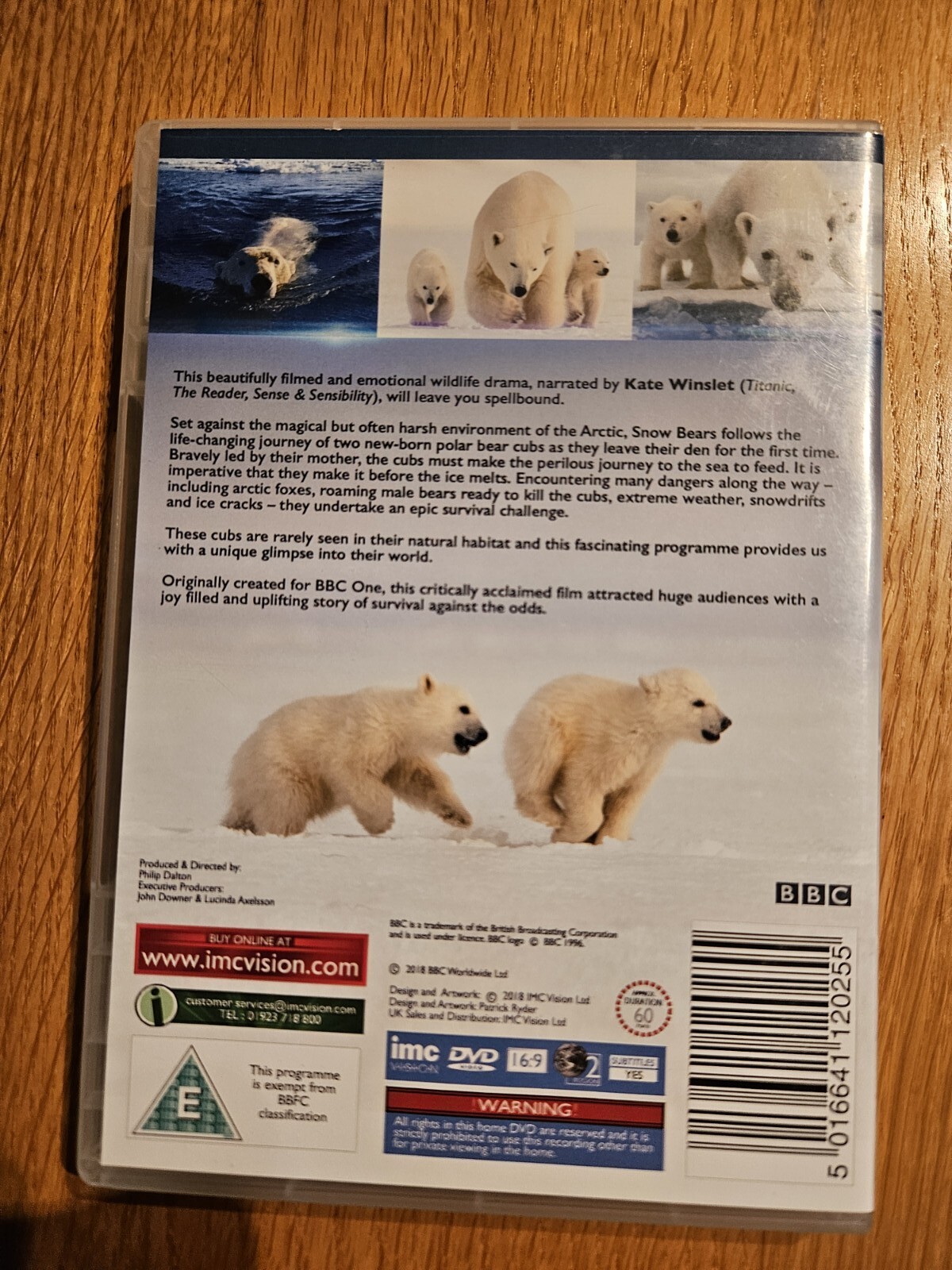 SNOW BEARS DVD NARRATED BY KATE WINSLET | eBay