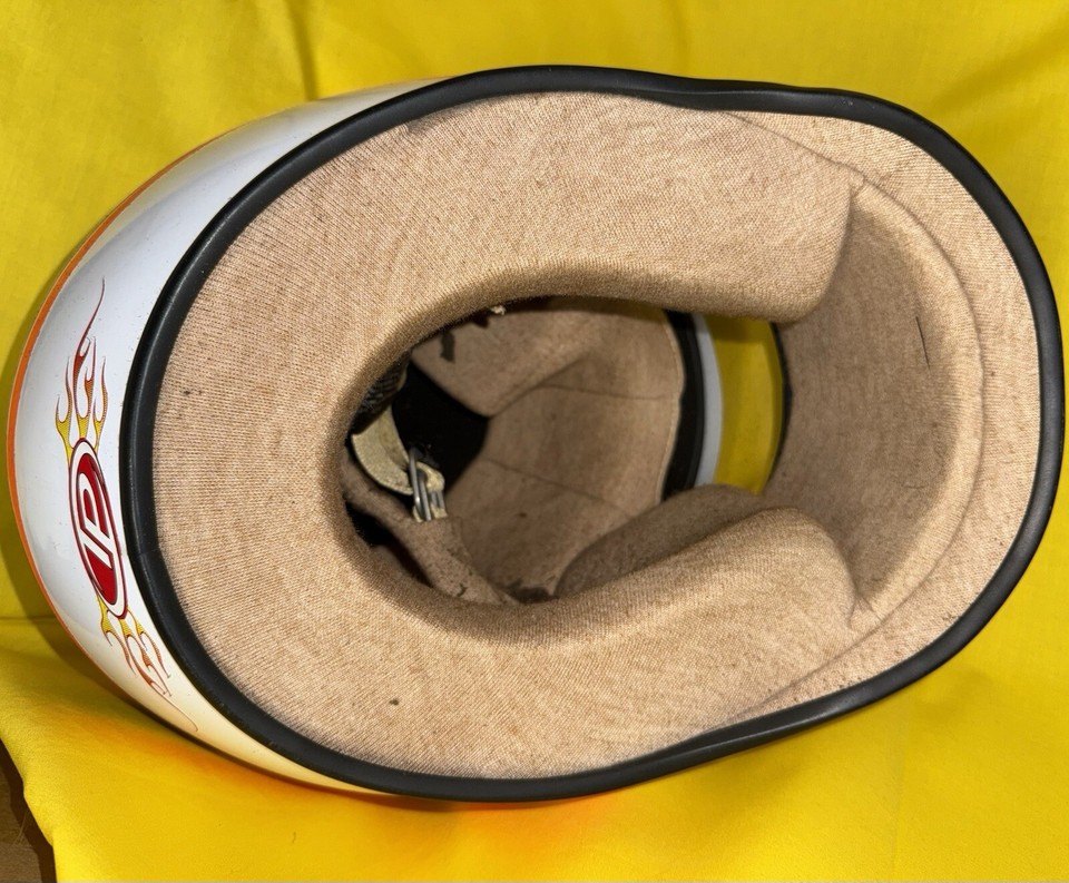 NHRA Tony Pedregon RACE WORN HELMET Funny Car NITRO Rare DRAG RACING ...