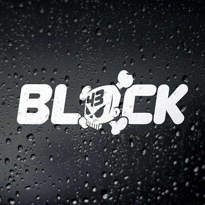 Block 43 Sticker - Ken Block Car Window Bumper Decal Drift JDM Sticker ...