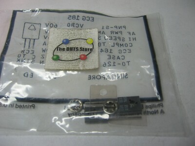 ECG185 Philips PNP Silicon Si Transistor NTE185 TO-126 - NOS Qty 2 | eBay