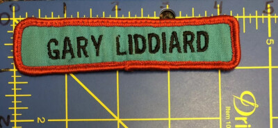 Gary Liddiard Name Patch Badge Uniform Shirt Scout Military Oil & Gas ...