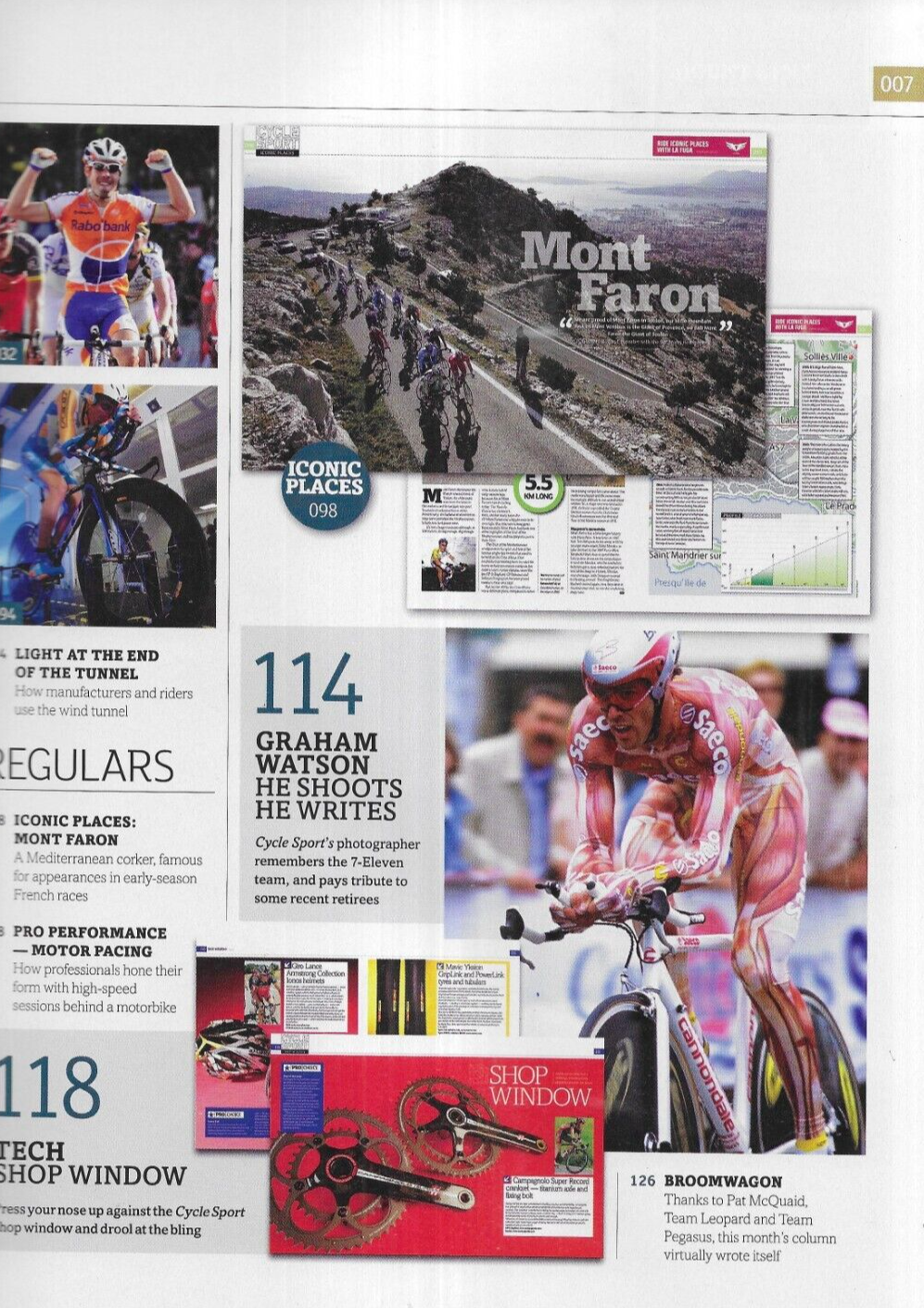Cycle Sport Magazine 50 Greatest Race Winners of All Time Oscar Freire ...