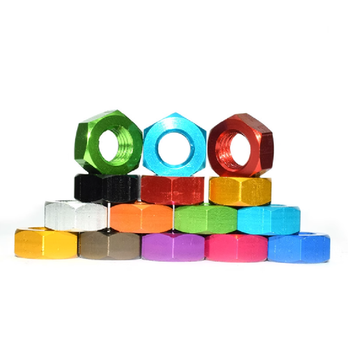 1Pcs M3-M6 colored aluminum alloy nut CNC locking anti loosening ...