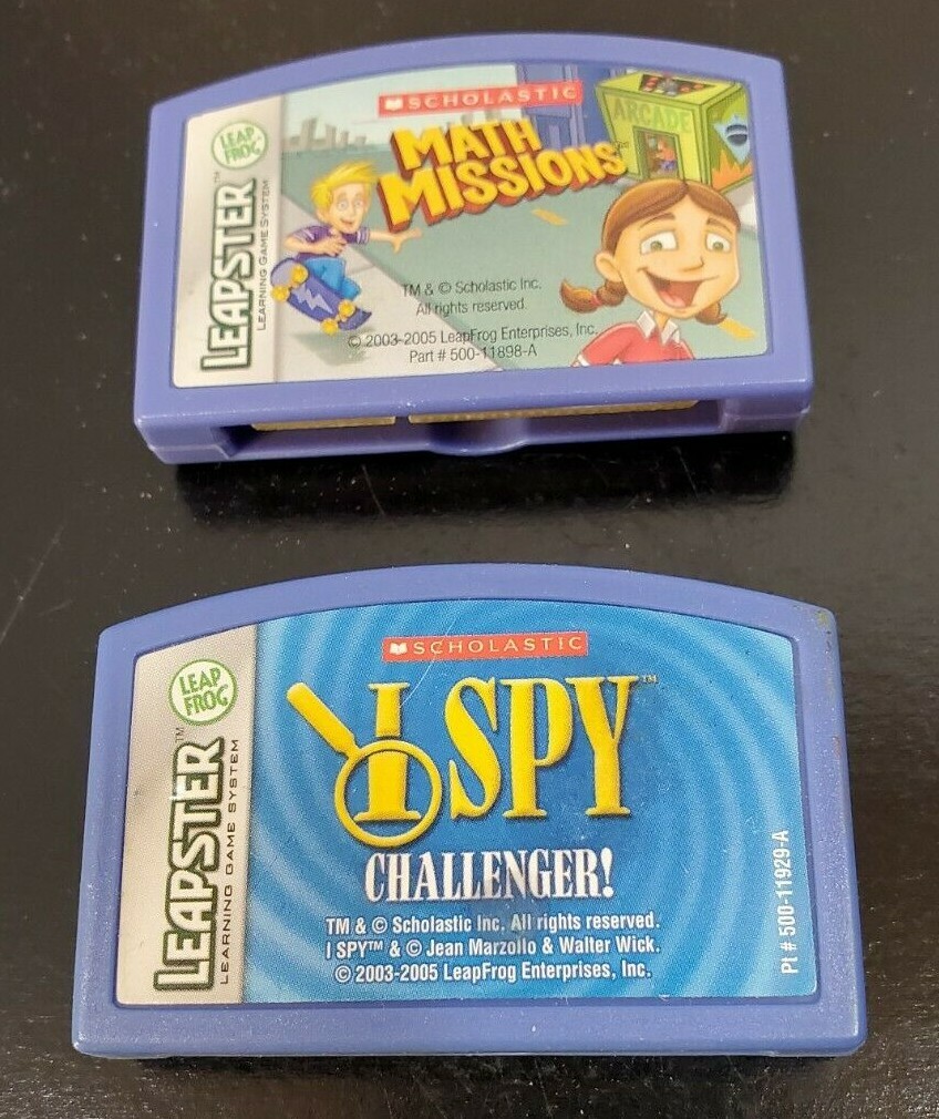 Scholastic Math Mission and Scholastic I Spy Challenge Leapster ...