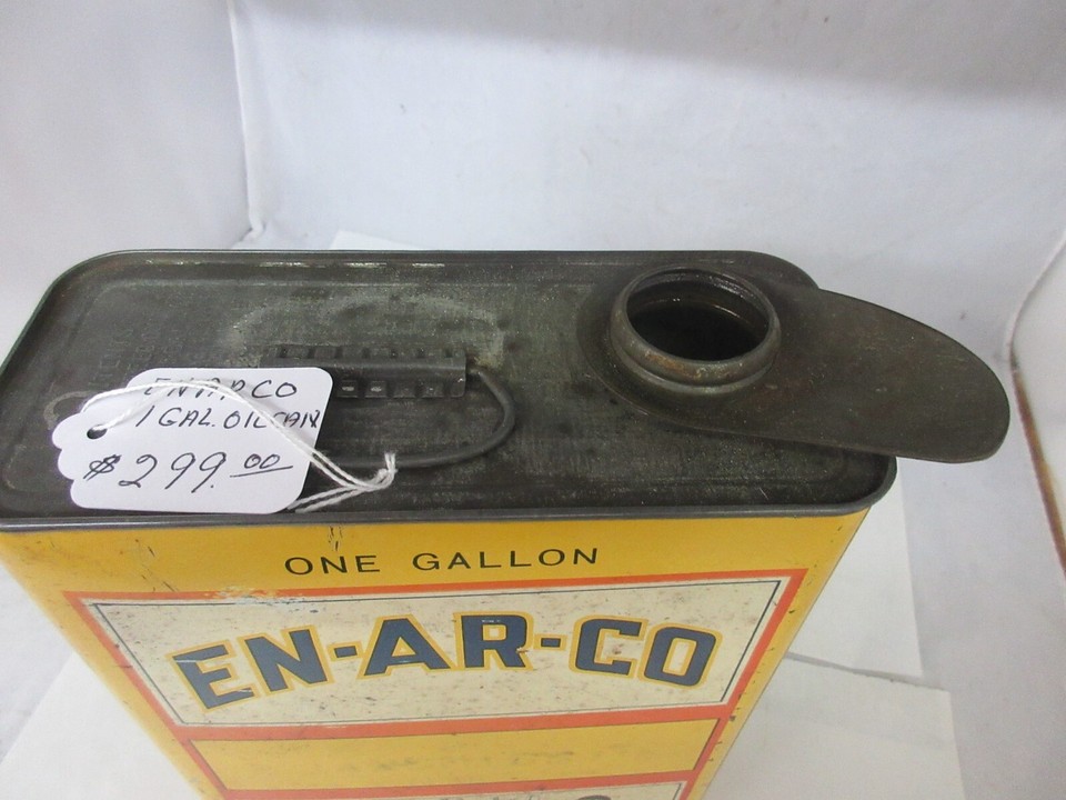 VINTAGE ADVERTISING EN-AR-CO 1 GALLON OIL GARAGE SHOP NICE D-394 | eBay