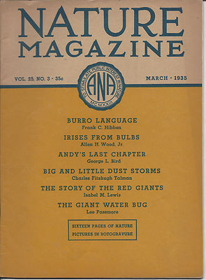 Nature Magazin - März 1935 - History, Senic Highway Policy, Fotos -adds ...