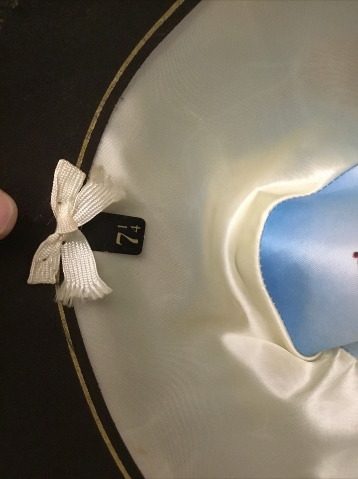 John B Stetson 4X Beaver Brown Cowboy Hat 7-1/4 W/ JBS Hat Pin Town ...