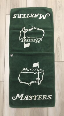 MASTERS GOLF ANGC AUGUSTA CADDY TOWEL 15”x36” | eBay
