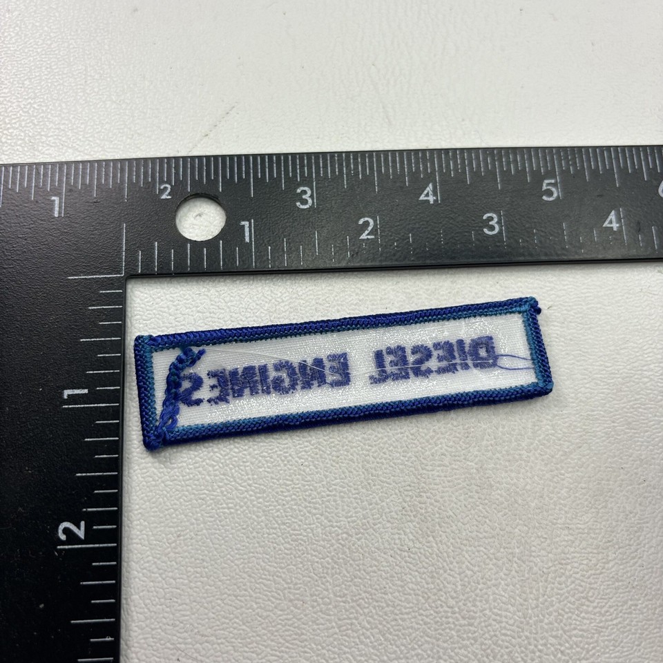 NOS DIESEL ENGINES Tab Patch (Mechanic, Truck) 001T | eBay