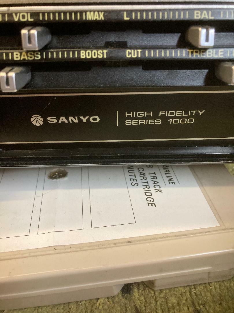 8 TRACK CAR PLAYER SANYO 4 speaker or 2 SERVICED VIDEO | eBay