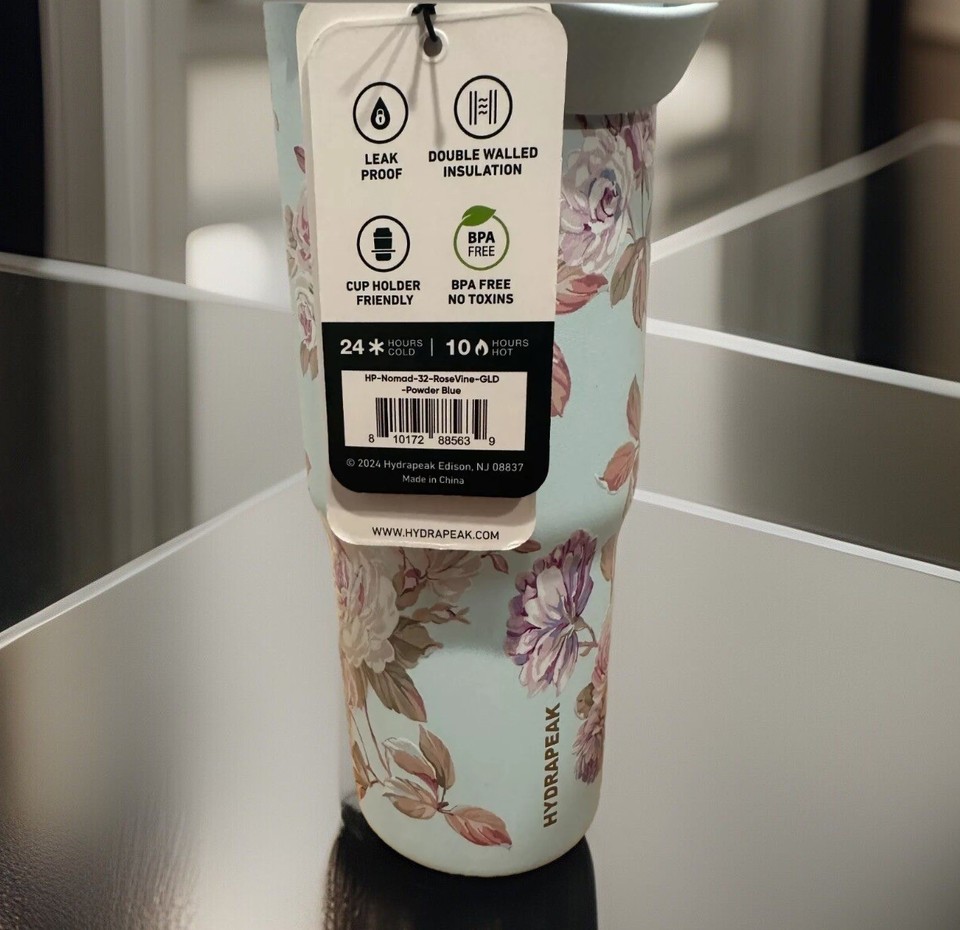 NWT Hydrapeak 32 oz Nomad Tumbler with Handle- Artisan Collection ...