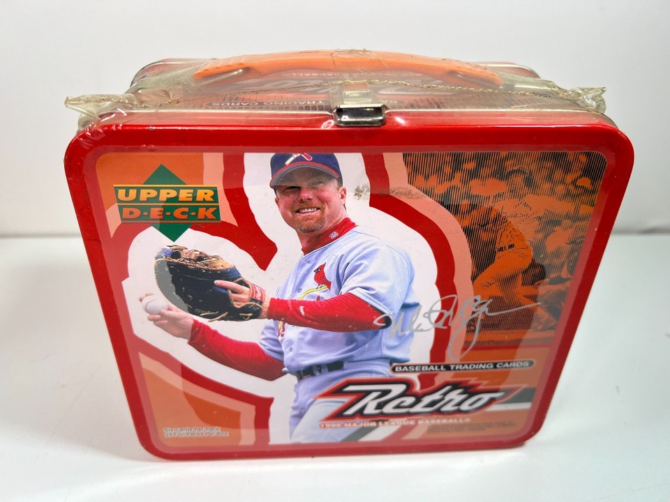 1998 MLB Upper Deck Retro Baseball Lunch Box - Mark McGwire (Sealed w ...