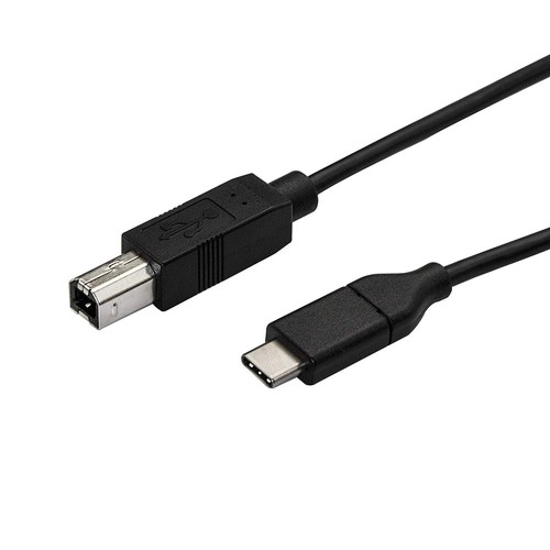 StarTech.com USB C to USB B Printer Cable - 10 ft / 3m - USB C Printer ...
