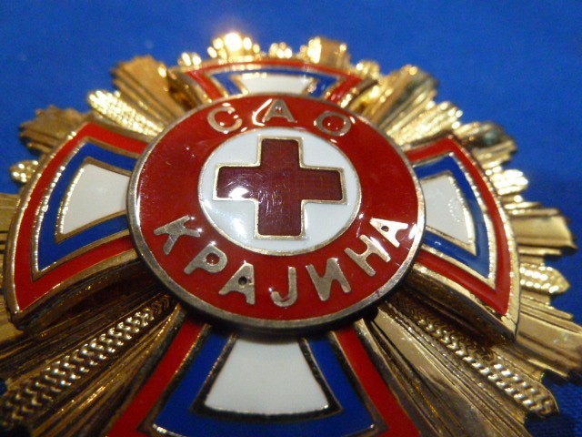 SERBIAN REPUBLIC KRAJINA ORDER OF THE RED CROSS 2ND CLASS | eBay
