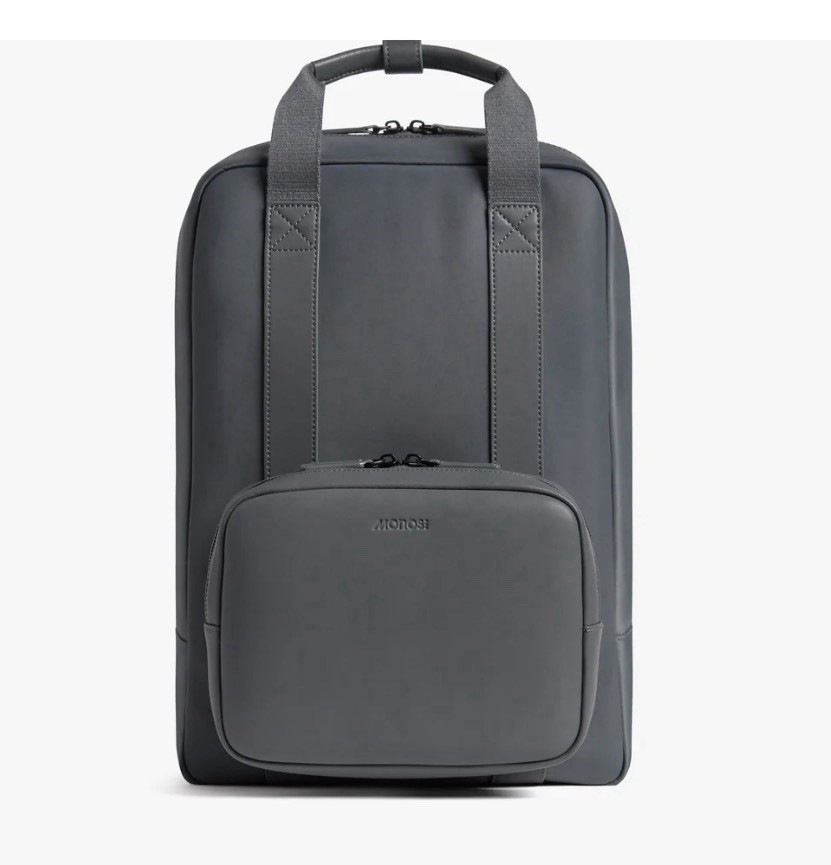 Monos Metro Backpack With Interchangeable Kit In Dover Grey Retail $245 ...