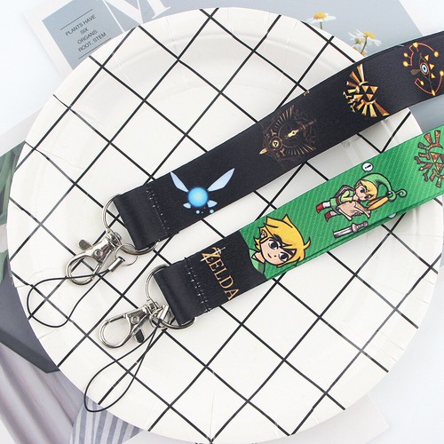 3PCS Game Zelda link Winged Triforce Neck Strap Lanyards ID Card Gift ...