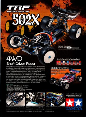 Tamiya TRF502X Buggy 4 WD Print Ad Wall Art Decor | eBay