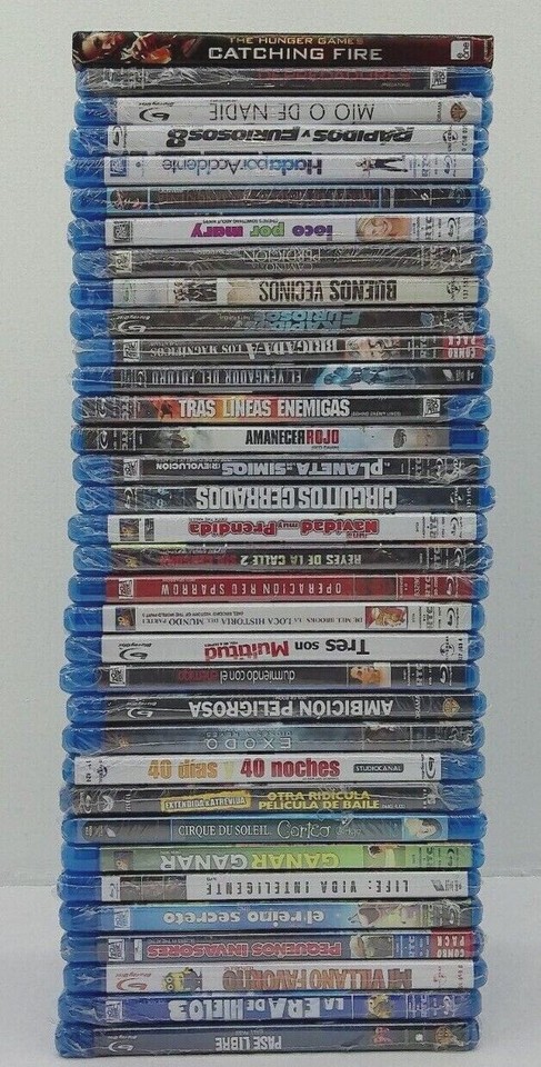 Wholesale Lot of A+ Assorted BLU-RAY Mixed Genres, NEW & Sealed, Free ...