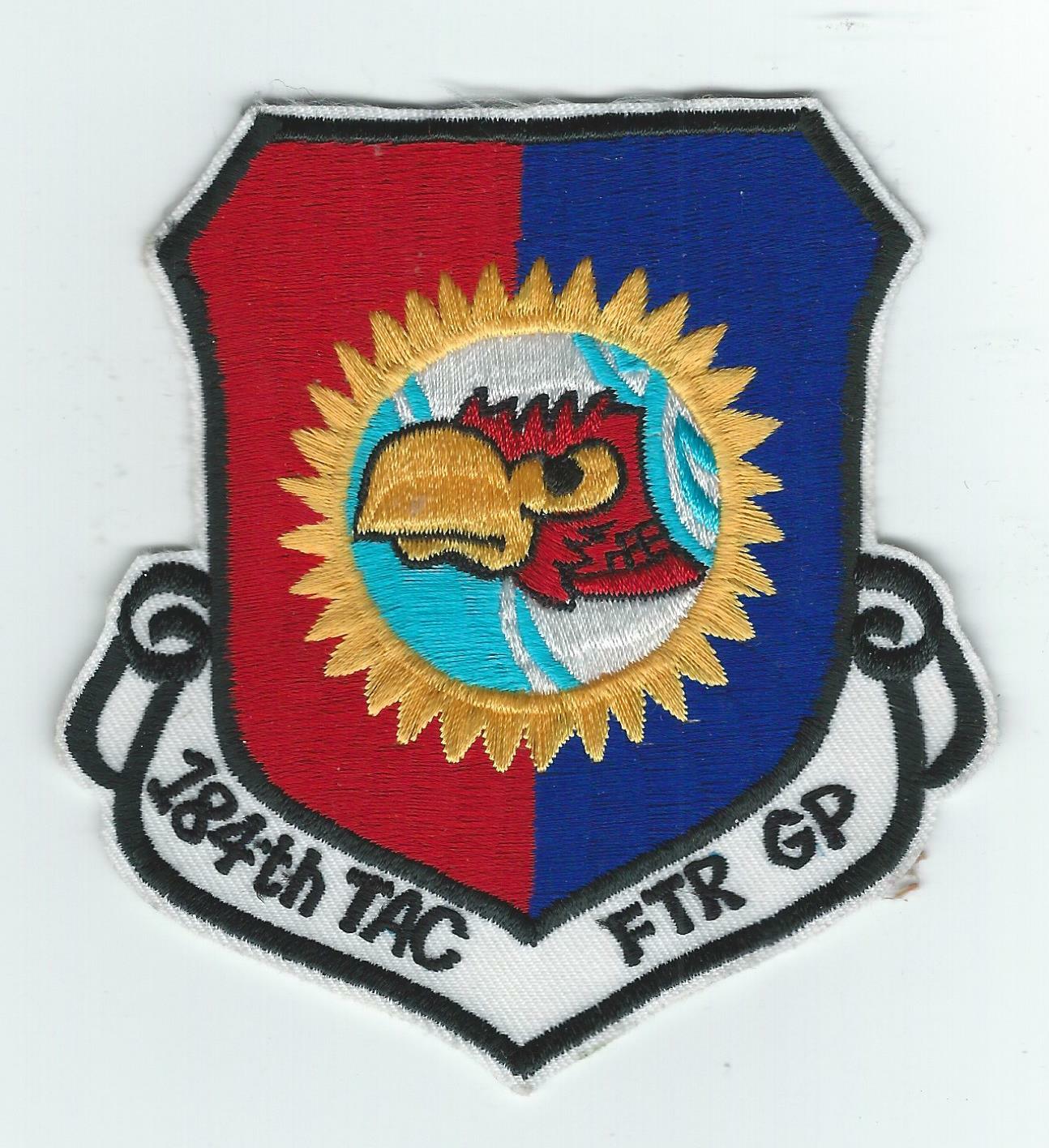 1980s 184th TAC FIGHTER GROUP patch | eBay