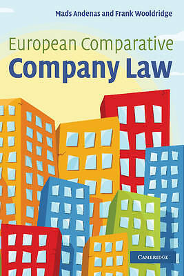 European Comparative Company Law by Mads Andenas, Frank Wooldridge ...