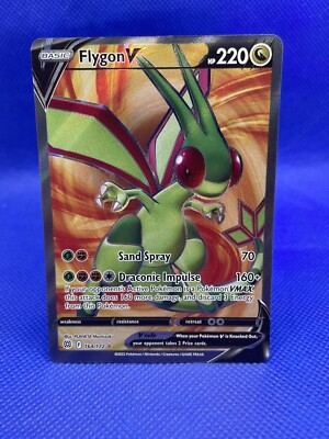 Flygon V 164/172 Pokemon Card Holo Foil Rare - Near Mint (NM) | eBay
