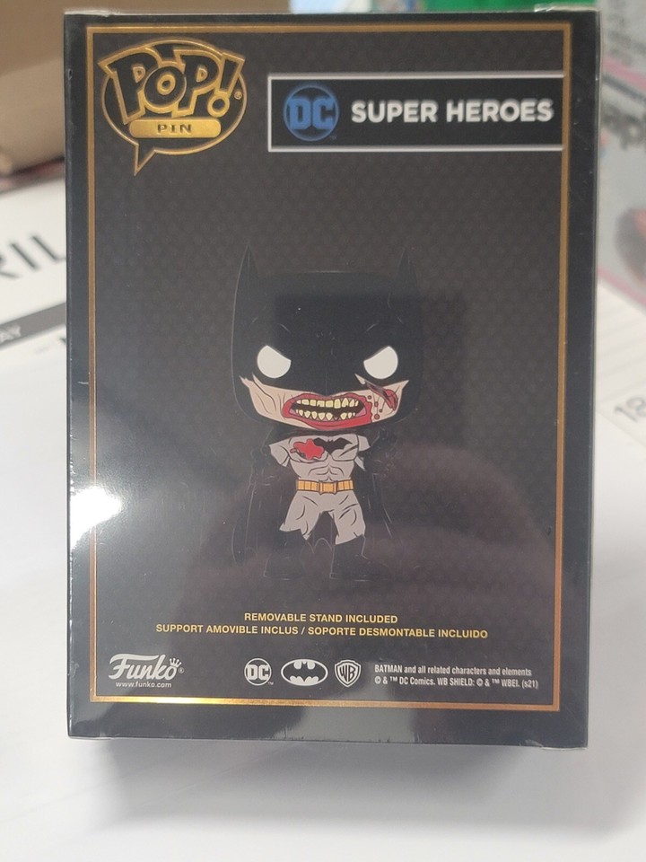 Funko Pop Pin DC Super Heroes Batman (Bloody) Dceased Gamestop ...
