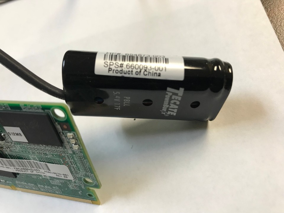 HP 633540-001 512MB Smart Array FBWC Flash back write cache 654873-003 ...