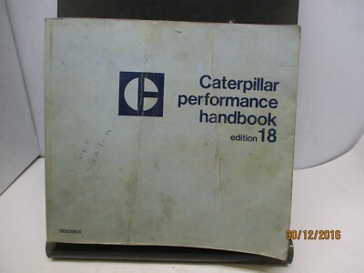 Manuals & Books - Cat Caterpillar Performance Handbook Edition