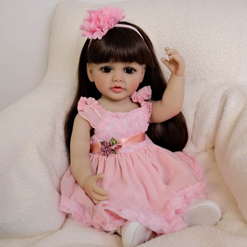 Gorgeous Reborn Baby Dolls 22" Adorable Poseable Realistic Full Vinyl ...