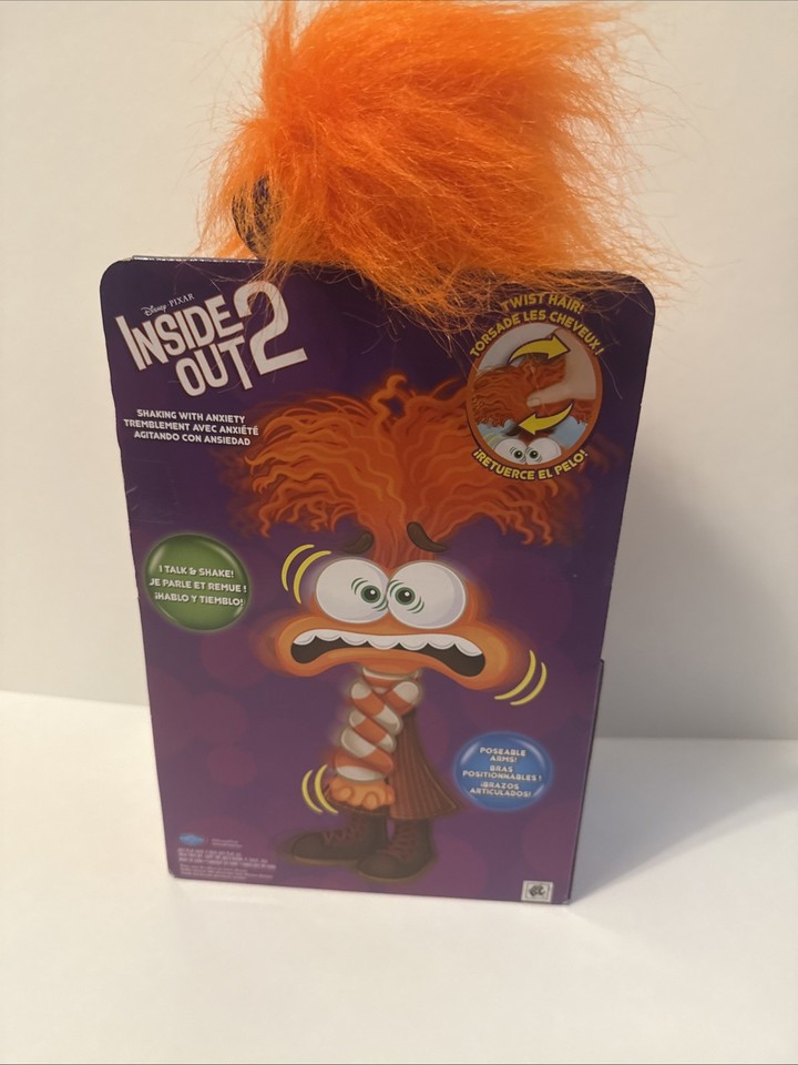 Disney Pixar Inside Out 2 Anxiety Talking Shaking Plush Doll Toy NEW in ...