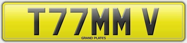 Number plate T77 MMV registration TIM V TIMM TIMMY TIMOTHY TIMS NO ...