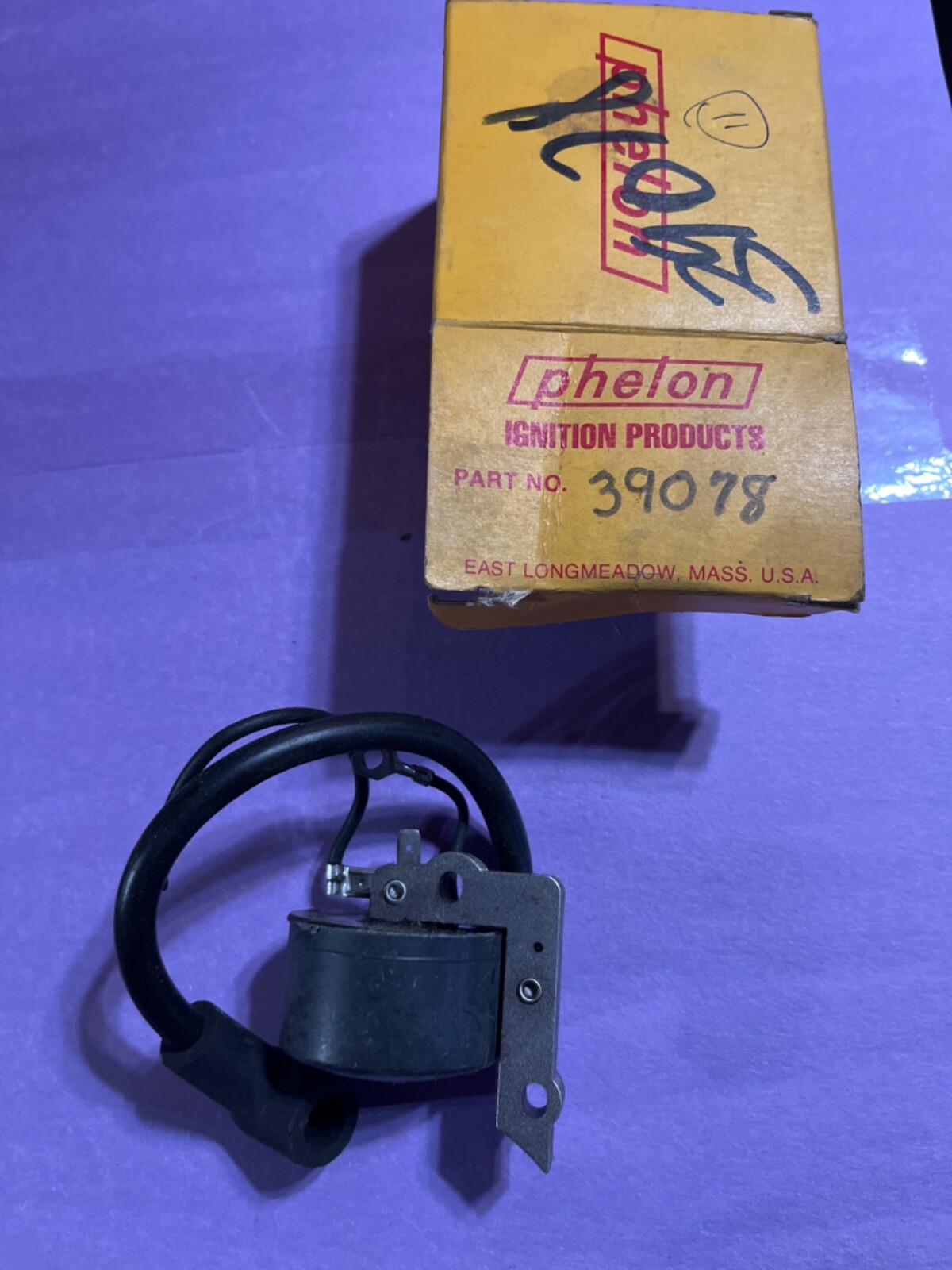 NOS partner,poulan chainsaw phelon ignition coil 39078 vintage partner ...