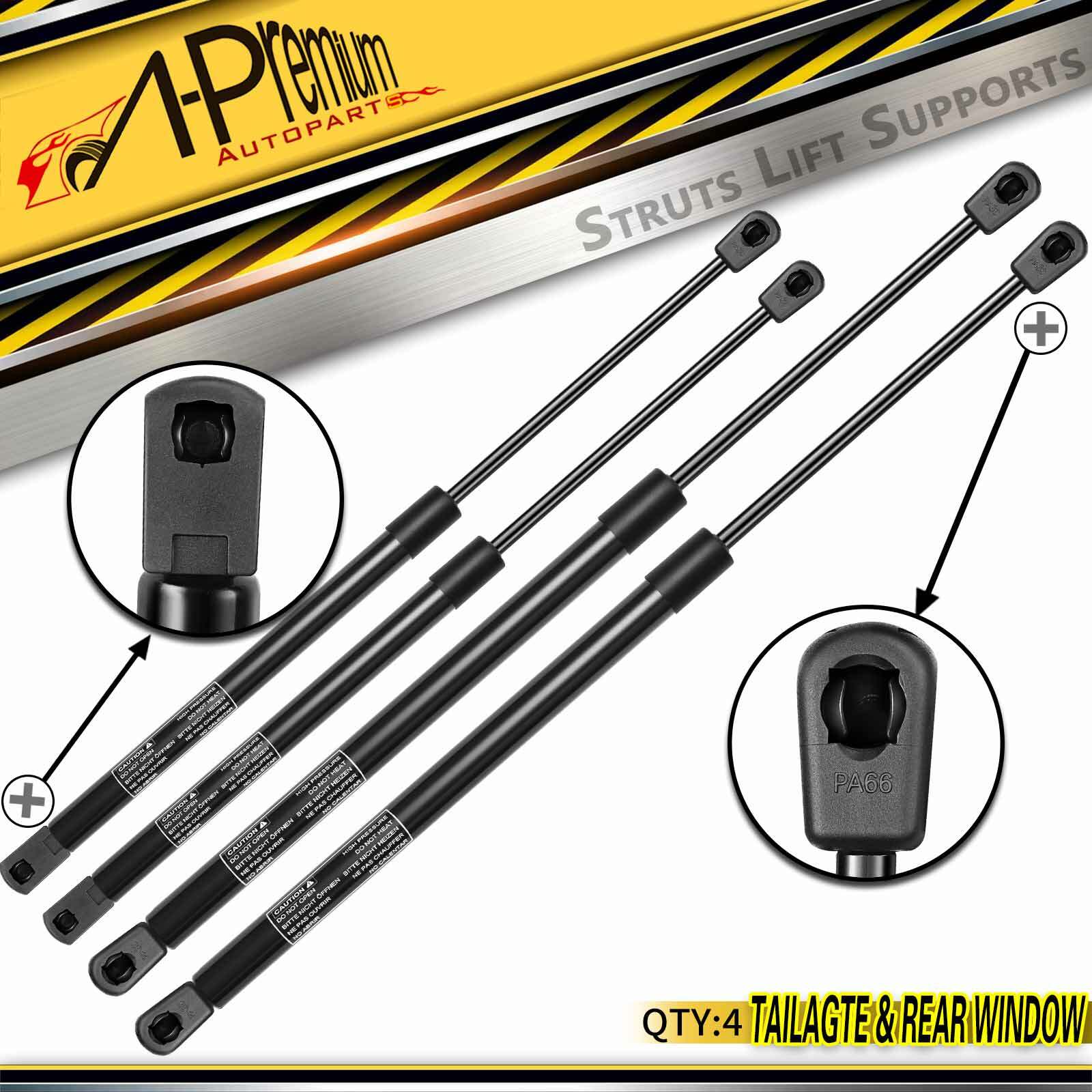 4x Lift Supports Struts Rear Tailgate+Window for Chevrolet Tahoe ...