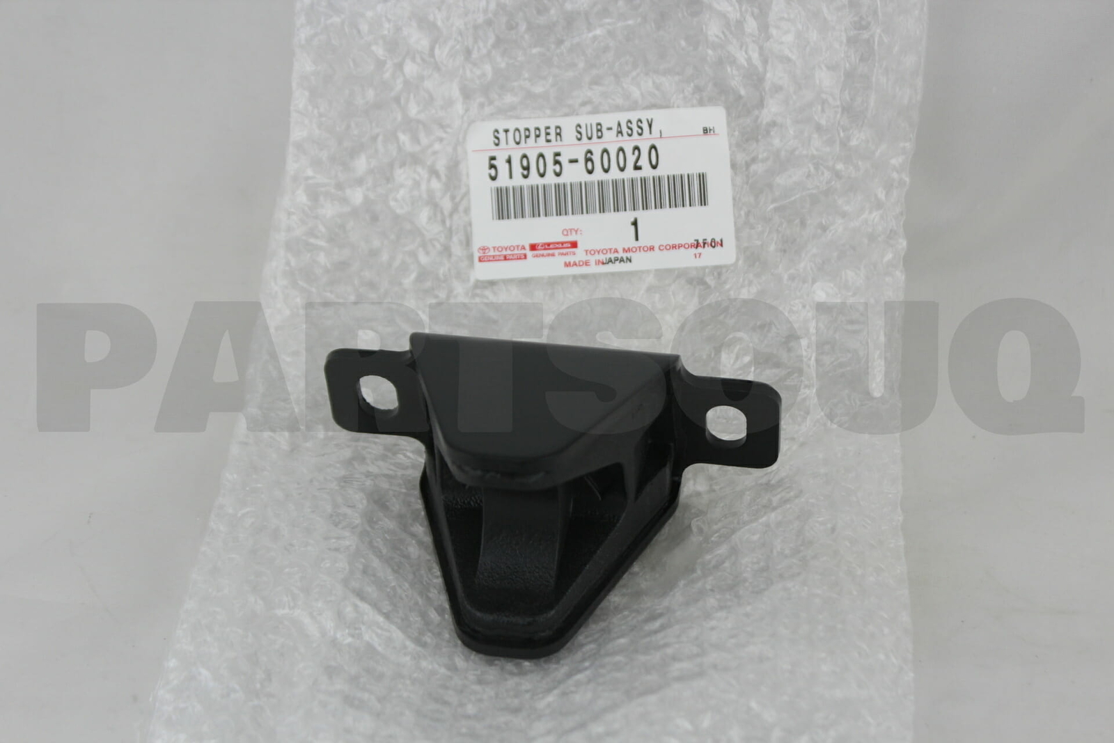 5190560020 Genuine Toyota STOPPER, SPARE WHEEL CARRIER AUXILIARY 51905 ...