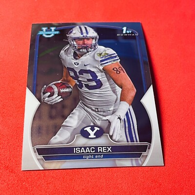 Isaac Rex .. BYU Cougars .. 2022 Bowman U Chrome Card 71 | eBay