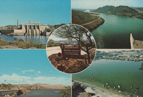 Kathrine Landing Lake Mohave Posted Davis Dam River Vintage Chrome Post Card | eBay
