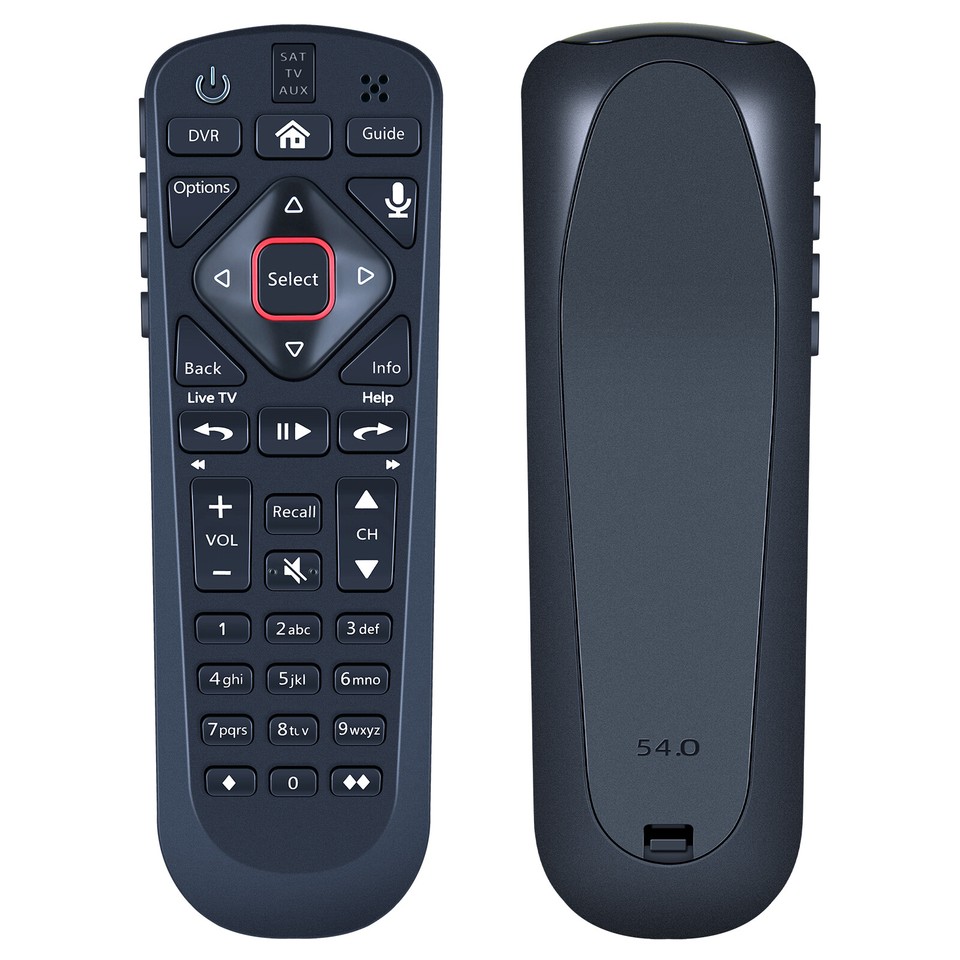 Replacement Remote Control for Dish Network 54.0 HOPPER Satellite ...