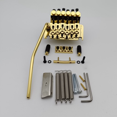 Gold Floyd Rose Tremolo Bridge Double Locking System Bridge Made in ...