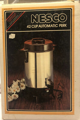 Vintage Nesco 42 Cup Electric Coffee Maker, Automatic-Commercial | eBay