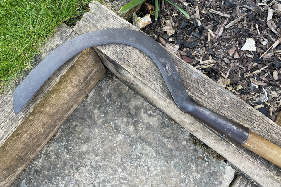 Vintage Spearwell Long Handled Slasher Sickle Billhook Garden Old Tool ...