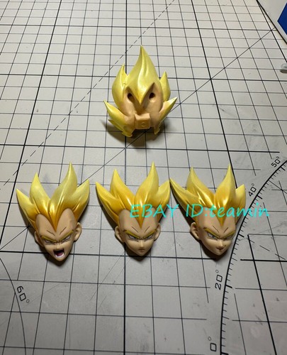 S.H.Figuarts SHF Super Saiyan Vegeta Yellow Head Sculpt Accessories In ...