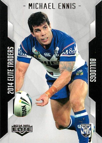 2014 CANTERBURY BULLDOGS NRL Card MICHAEL ENNIS Elite | eBay Australia